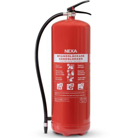 Extincteur Poudre Rouge 12kg 55A 233B C