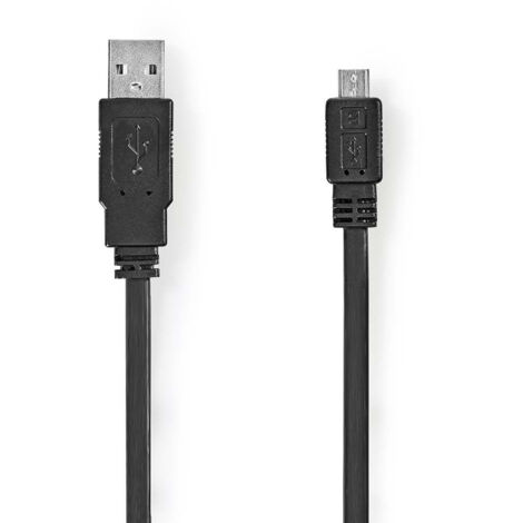 Cable usb usb 20 usb a male usb micro b male 480 mbps nickele 100 m ...