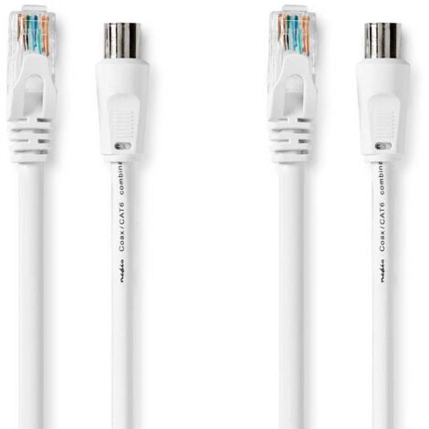 Coax cat6 combi cable iec coax male rj45 male iec coax female rj45 male ...
