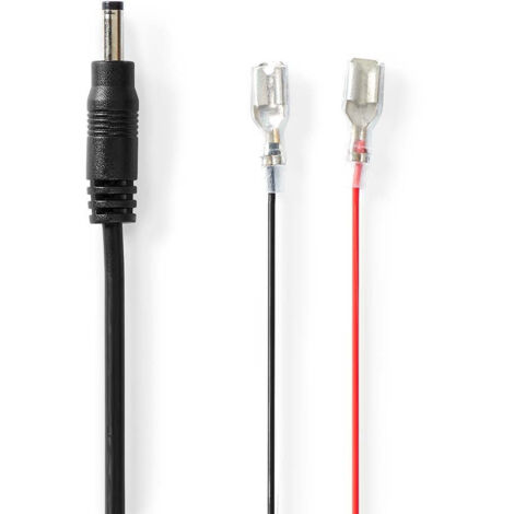 Cable dalimentation f1 dc femme droit droit cuivre 200 m round pvc noir ...
