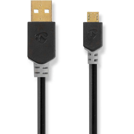 Cable usb usb 20 usb a male usb micro b male 480 mbps plaque or 100 m ...