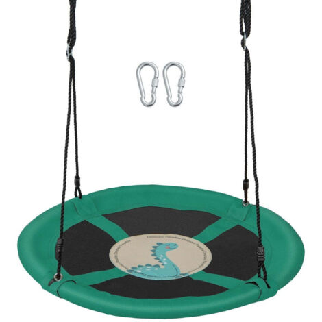 Balancoire nid diametre 100 cm avec cordes reglables balancoire ...