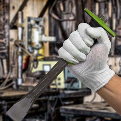 Burin plat avec protège-main