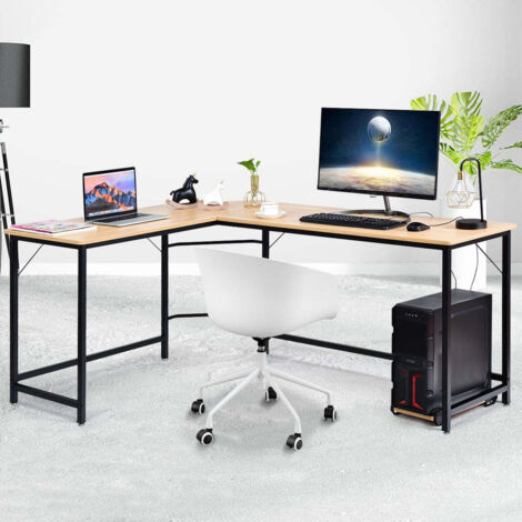 Bureau dordinateur en forme de l bureau dangle pc bureau dangle ...