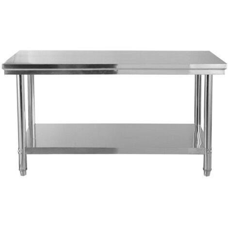 Table de cuisine en inox table de travail table gastro table en inox ...