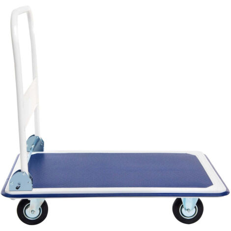 Chariot a plateforme chariot de transport chariot 90 x 60 cm 8830