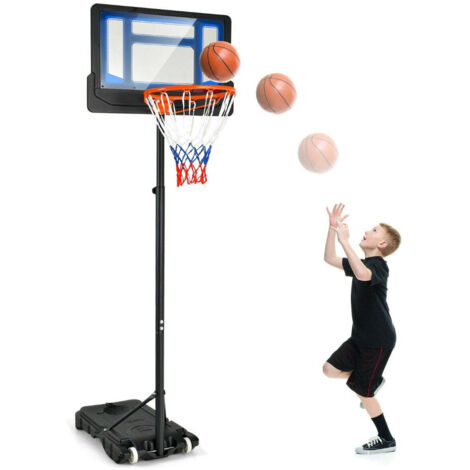Support de basket ball 90158 210 cm panier de basket reglable en ...