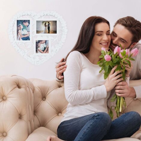 Cadre de collage en forme de coeur