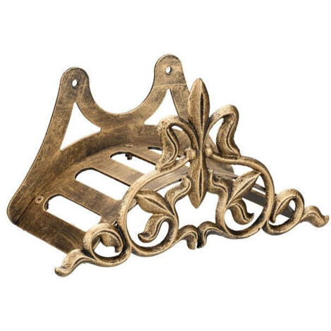 Support de tuyau en fonte antique