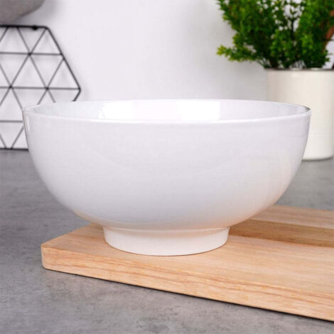 Grand bol en porcelaine blanche - 16 litre