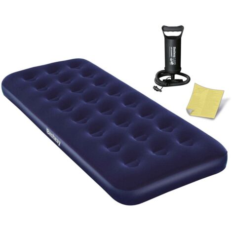 Matelas gonflable 185x76x22 cm avec pompe a piston bestway 67000