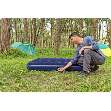 Matelas gonflable 203x152x22 cm avec pompe à piston Bestway 67003