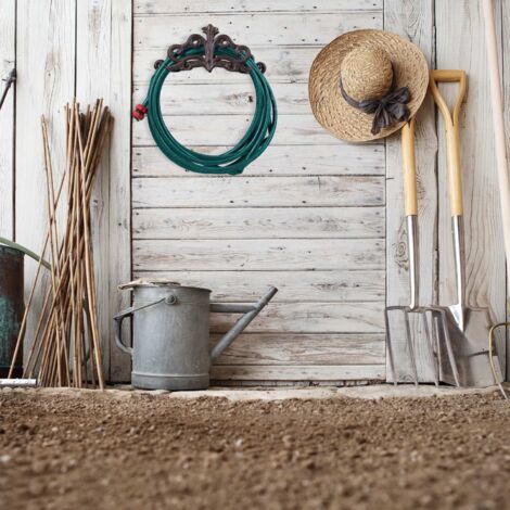 Support de tuyau en fonte pour mur