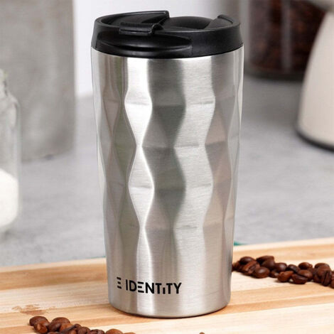 Mug thermos turquoise mat pour boissons chaudes et froides