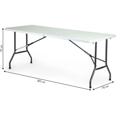 Table traiteur banquet de jardin pliable 180
