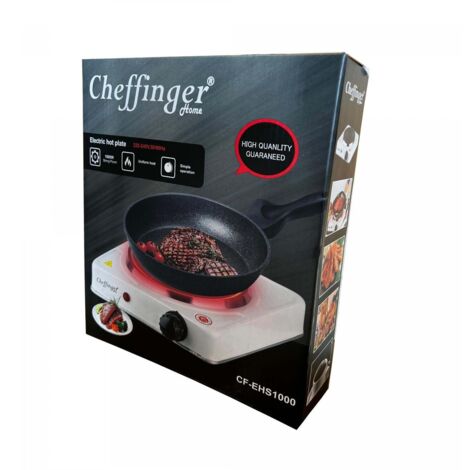 Cheffinger cf ehs1000 plaque chauffante electrique 1000w - seul