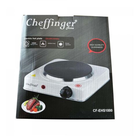 Cheffinger cf ehs1000 plaque chauffante electrique 1000w - seul
