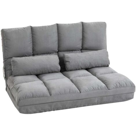 Chaise de sol chaise de sol lit 2 en 1 avec dossier reglable en 3 ...