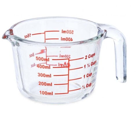 Pichet doseur en verre 500 ml