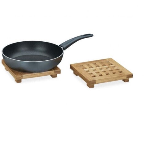 Dessous de plat en bambou lot de 2