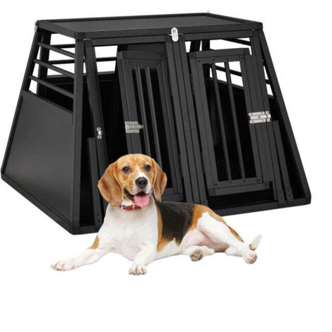 Box pour chien voiture avec cloison
