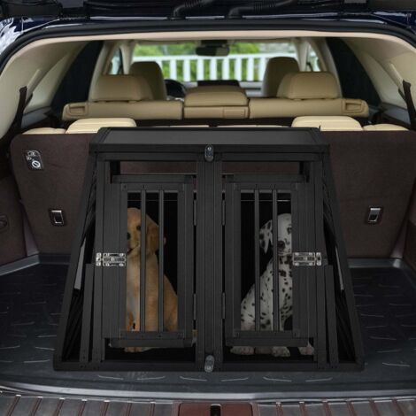 Box pour chien voiture avec cloison