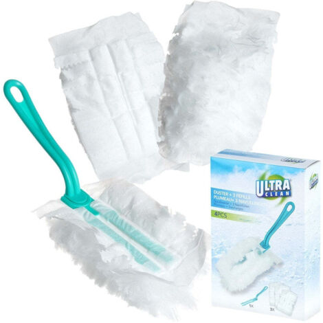 Brosse antistatique avec trois inserts pour depoussierer