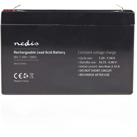 Batterie plomb acide rechargeable plomb acide rechargeable 6 v 7200 mah
