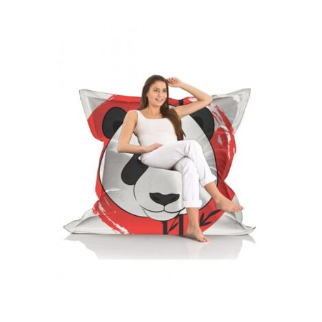 Pouf de jardin panda geant 88651842 88651842 88651842 88651842
