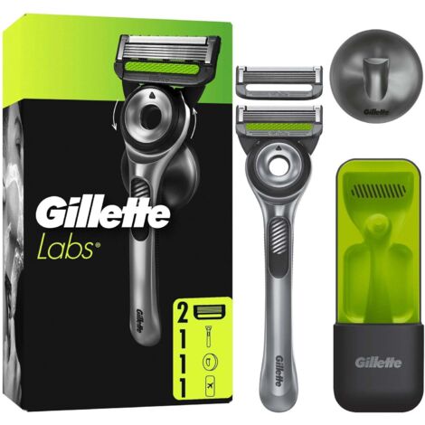 Razor labs 2 razor blades magnetic stand travel case