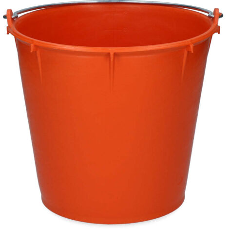 Seau 7 l avec anse orange