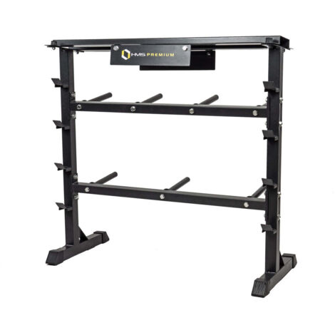 Support de poids pour halteres et barres rangement en acier