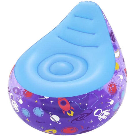 Purple led inflatable chair - indooroutdoor use
