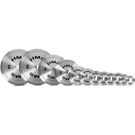 Disque de poids olympique en acier 25 kg