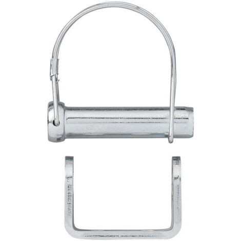 Tailgate hinge bracket 71 mm 16 mm with locking pin and retaining clip