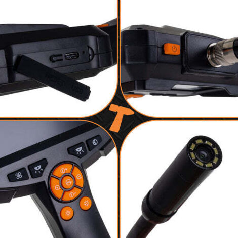 Camera endoscopique sans fil cable de 5 m full hd 8 led