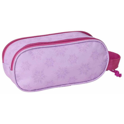 Trousse double 3D La Reine des Neiges pour enfants, fournitures scolaires