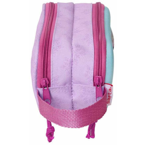 Trousse double 3D La Reine des Neiges pour enfants, fournitures scolaires