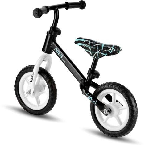 Balance Bike, Black Wheel, 10-Inch