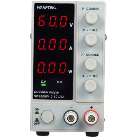 wanptek NPS605W 0-60V 0-5A Alimentation CC à découpage Affichage LED à ...