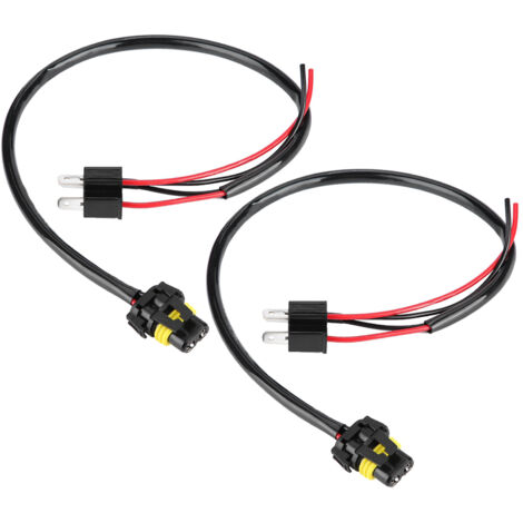 Adaptateur de faisceau de câbles H4, connecteurs de lumière Plug and ...