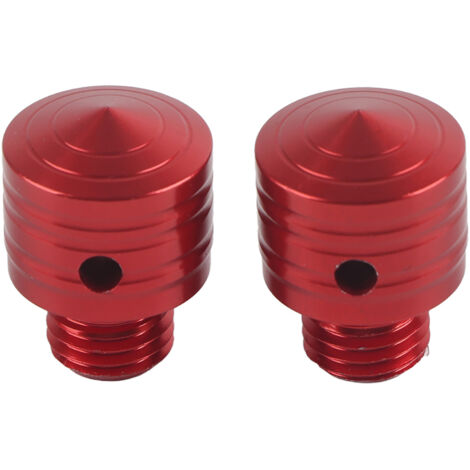 Vis de montage du rétroviseur, traitement anodisé Vis de vue arrière universelle pour le scooter ...