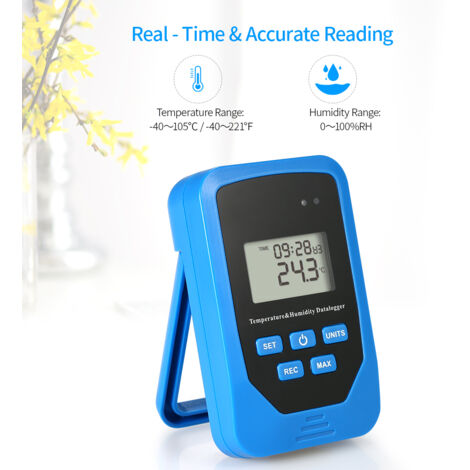 Mini USB Humidity Temperature Data Logger Rh Temp Datalogger Recorder ...