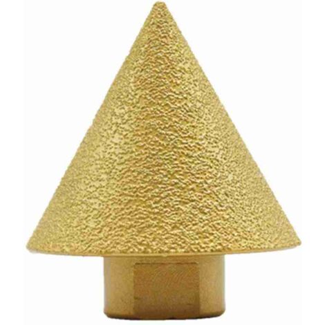 Outil de chanfreinage brasé à chanfrein à grains de diamant, fraise à ...