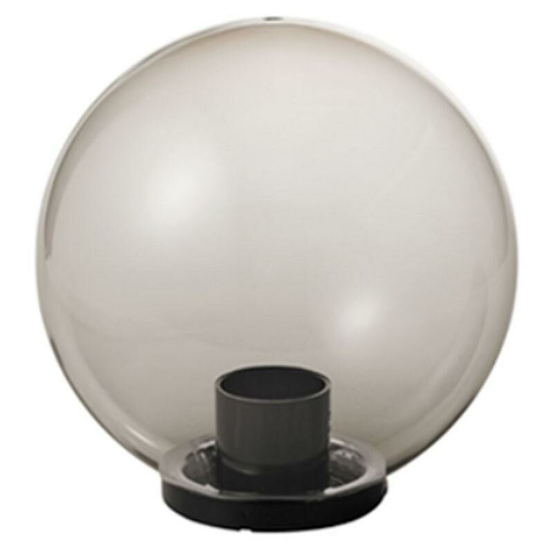 Sfera fume 250 mm attacco e27 per palo da 60 mm mareco 1090201f