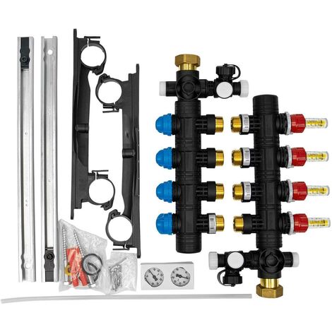 Collettore a 4 vie per riscaldamento a pavimento hkv rmx4 daikin ecollectrmx4a