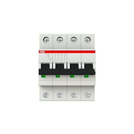 Interruttore automatico s204 c40 6ka 4p abb s529259