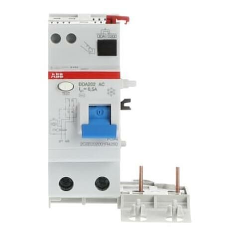 Blocco differenziale dda202 ac-25a 500ma 2p abb b427920