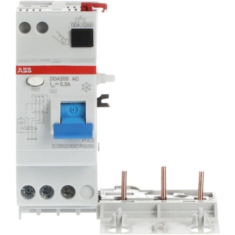 Blocco differenziale dda203 ac 25a 30ma 3p abb b427925