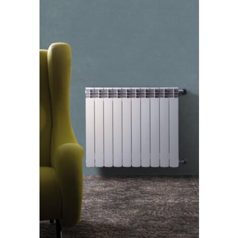 Radiatore termosifone in alluminio 5 elementi interasse 600mm helyos ...